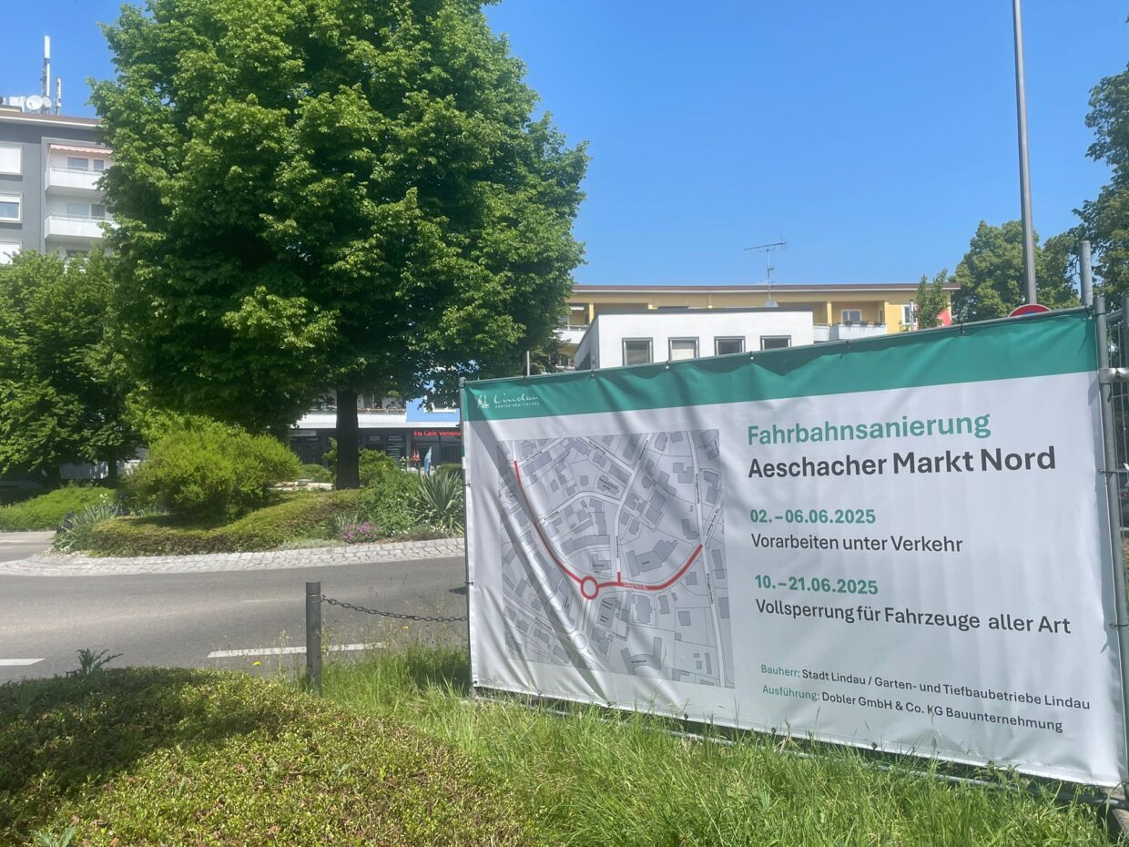 Straßensperrung am Aeschacher Kreisel sorgt für Unmut bei ...