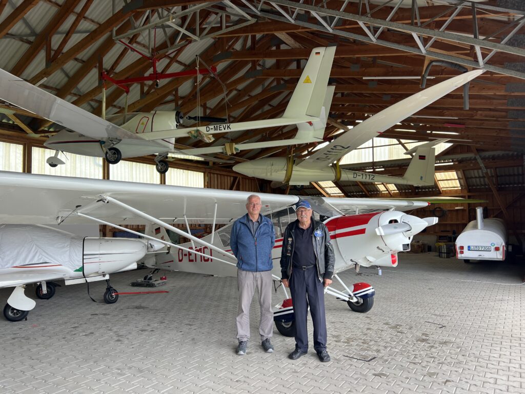 "Zehn, zwölf Sekunden in der Luft, das war für die Leute schon fliegen ...